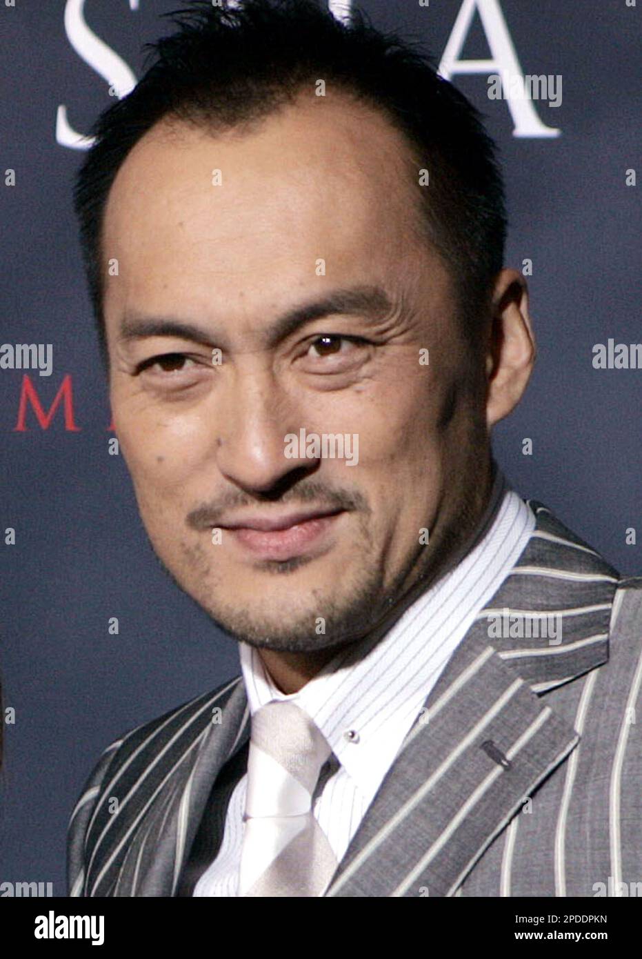 ** FILE ** Japanese actor Ken Watanabe poses at the premiere of ...