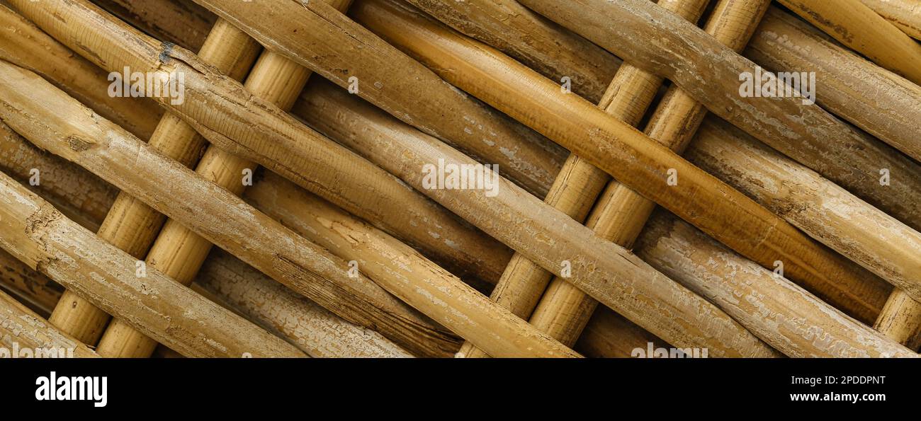 Rattan texture as background, closeup view Stock Photo - Alamy