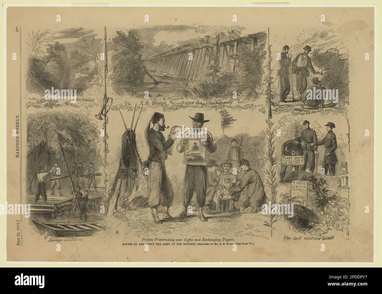 Scenes in and about the Army of the Potomac. Morgan collection of Civil ...