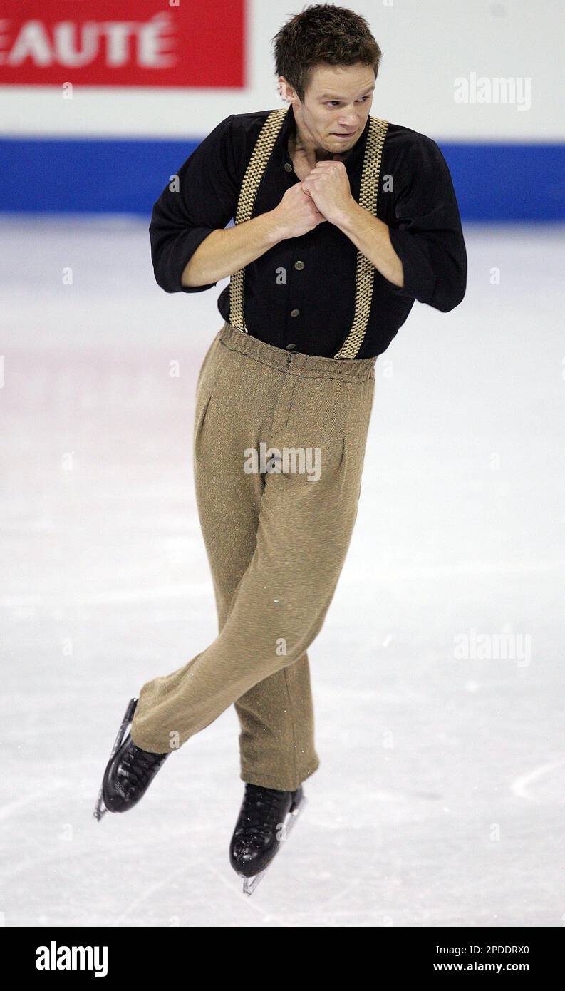 Canada's Christopher Mabee skates during the free skate portion of the ...
