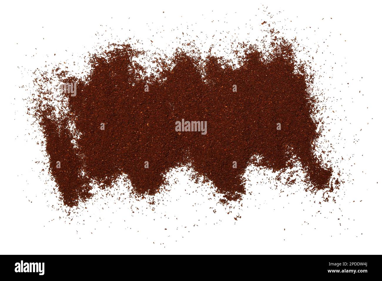Coffee powder isolated on white background Stock Photo - Alamy