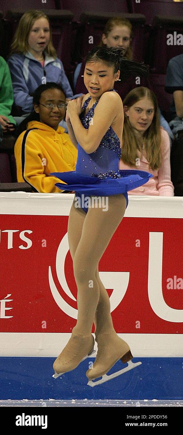 U.S. skater Beatrisa Liang competes in the Ladies Short Program at the ...