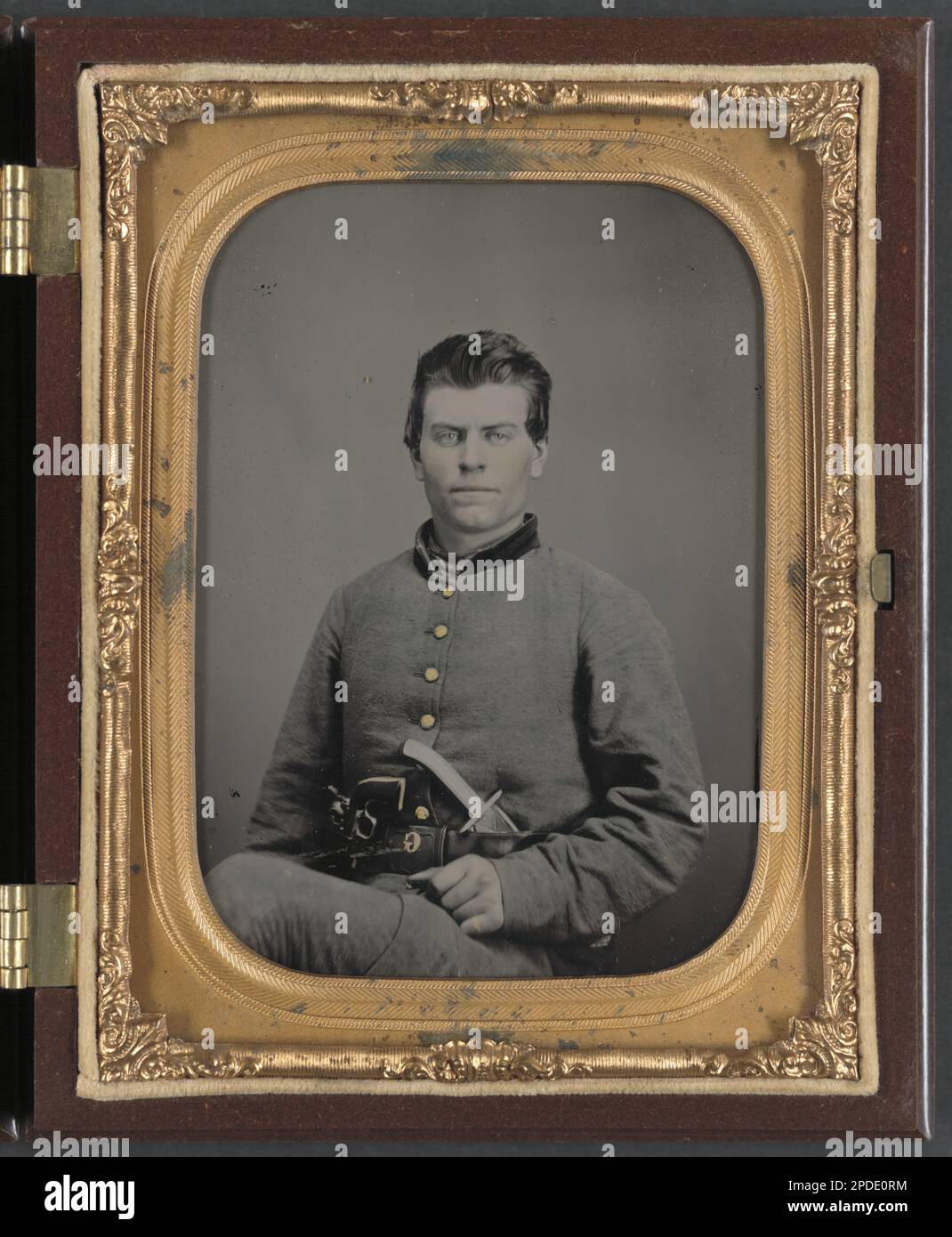Confederate states of america army virginia infantry hi-res stock ...