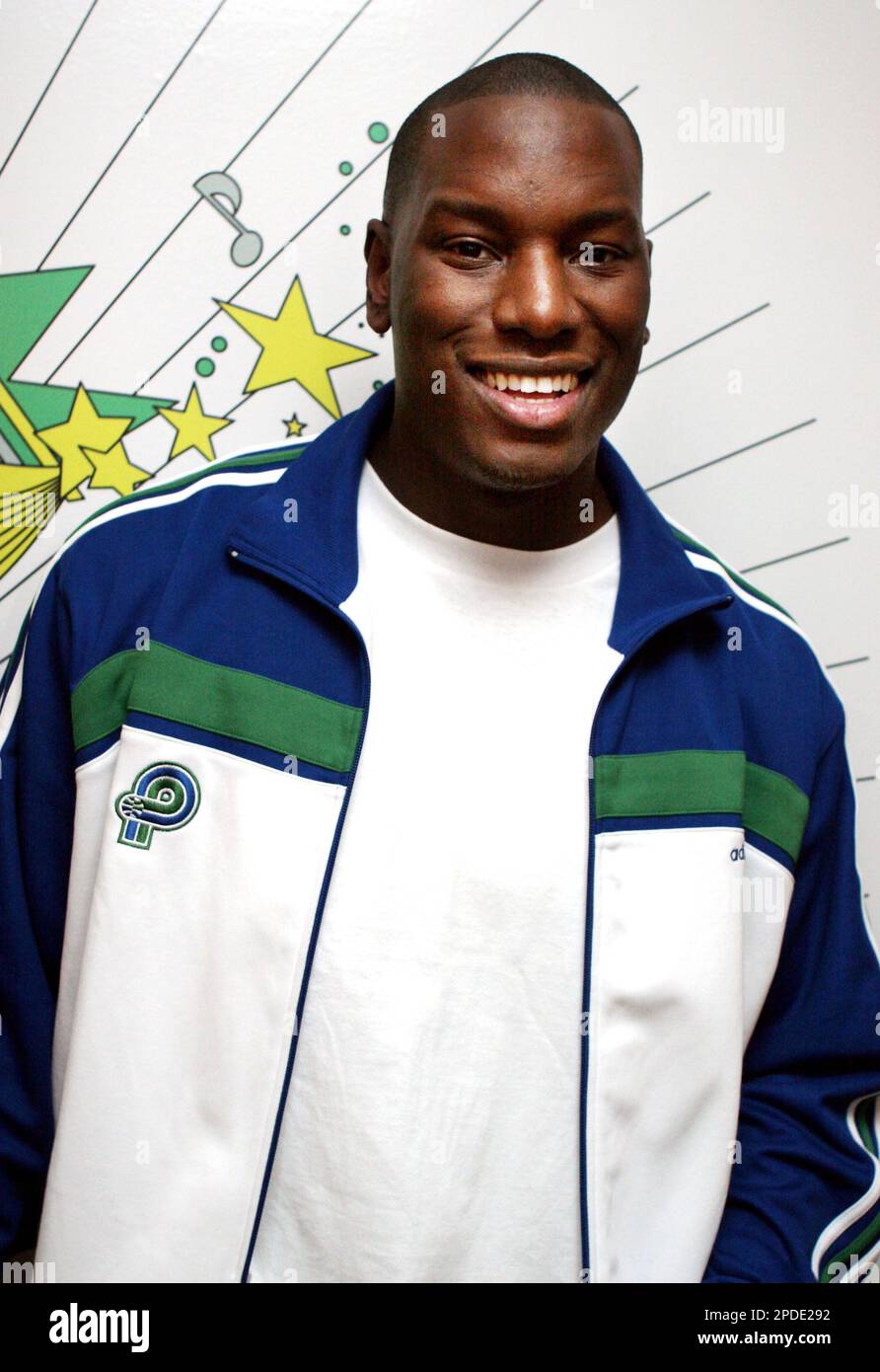 Actor Tyrese, whose real name is Tyrese Gibson appears backstage during ...