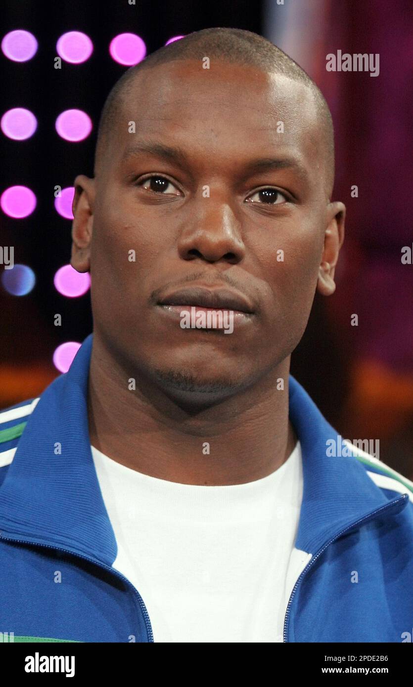 Actor Tyrese, whose real name is Tyrese Gibson appears on stage during ...
