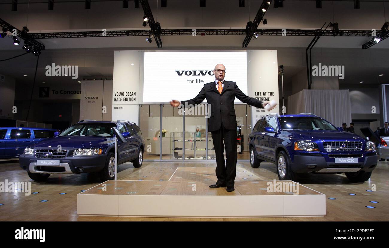 Hans Krondahl, EVP, Marketing, Volvo Cars of North America, introduces ...
