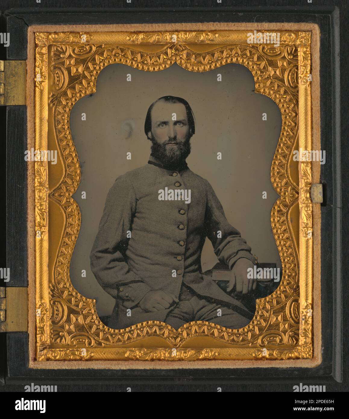 Unidentified soldier in 12th North Carolina Infantry Regiment uniform ...