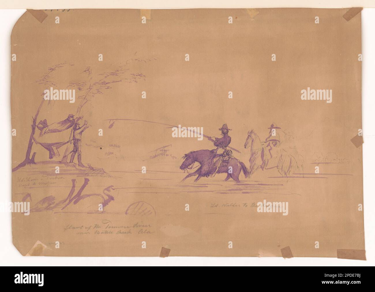 Lieutenant Louis von Trebra, Captain Lieutenant Adolph Metzner, and ...