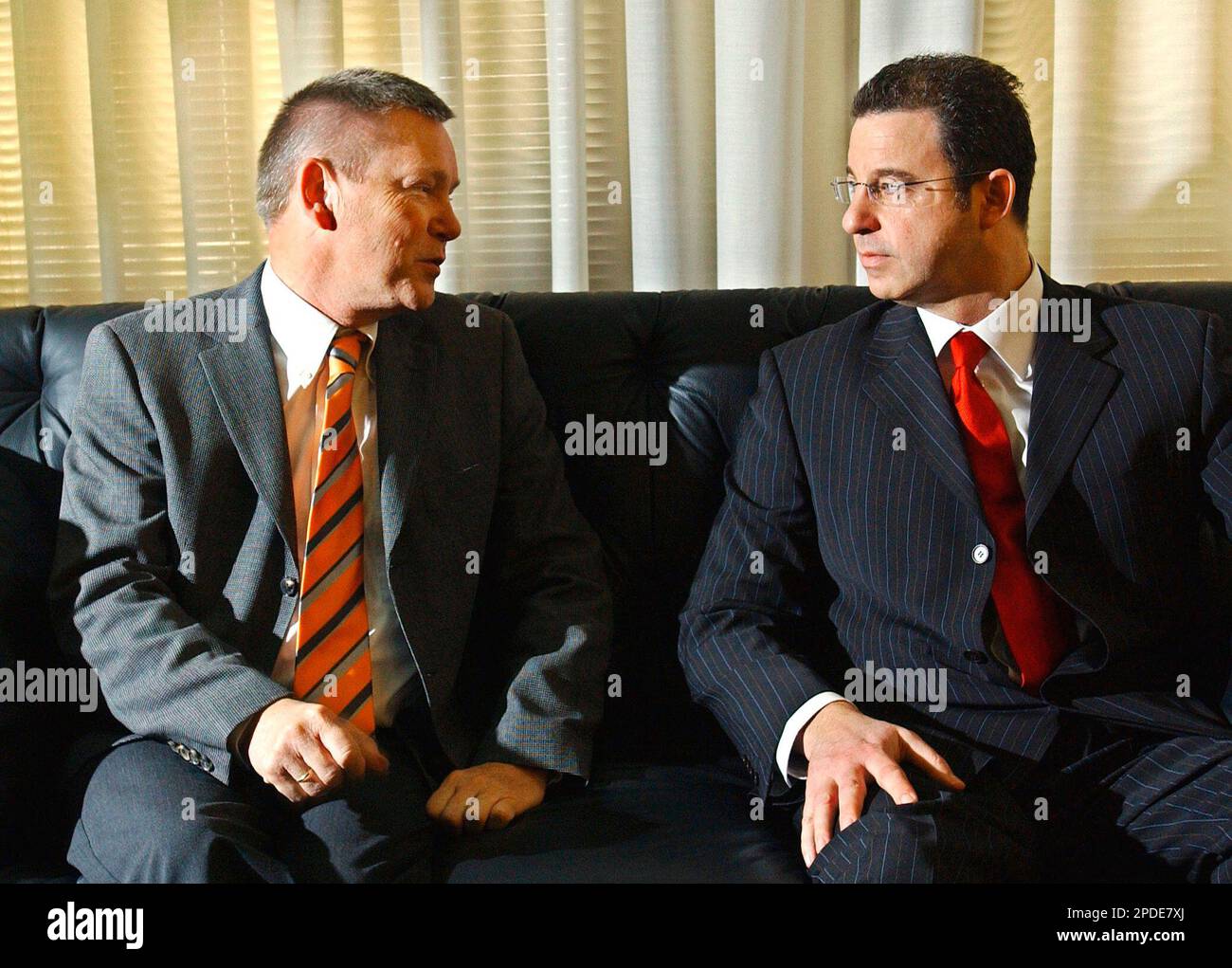 Serge Brammertz of Belgium, right, the new U.N. investigator into the ...