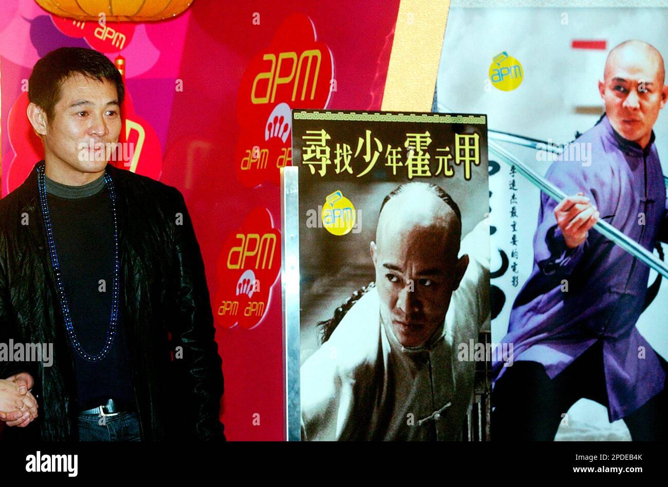 Action movie star Jet Li during an appearance to promote his latest ...