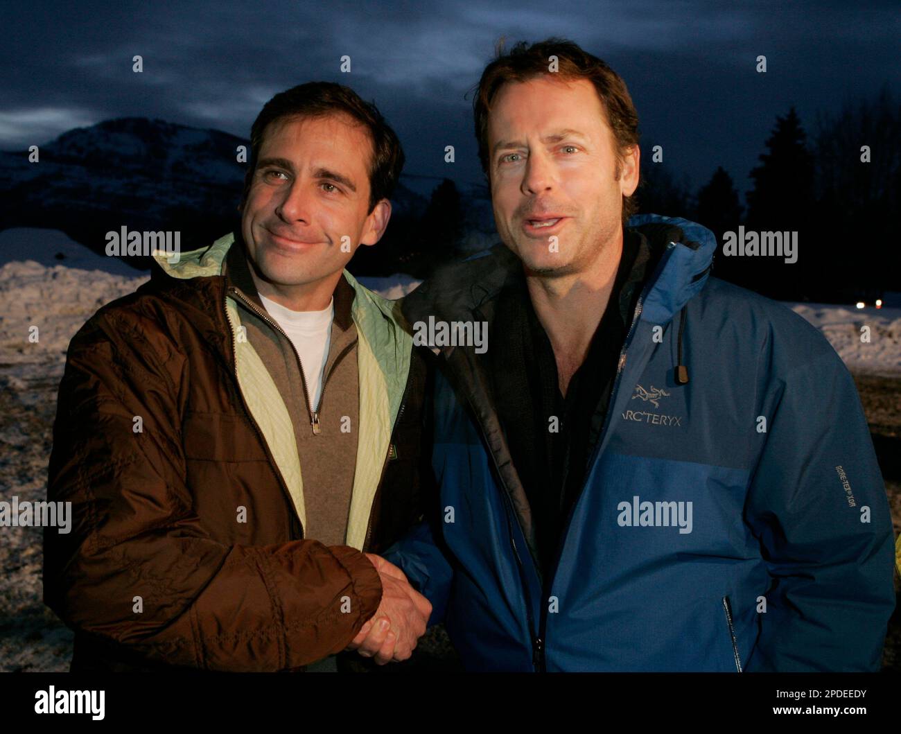 Actors Steve Carrell, left, and Greg Kinnear, stars of the film "Little ...