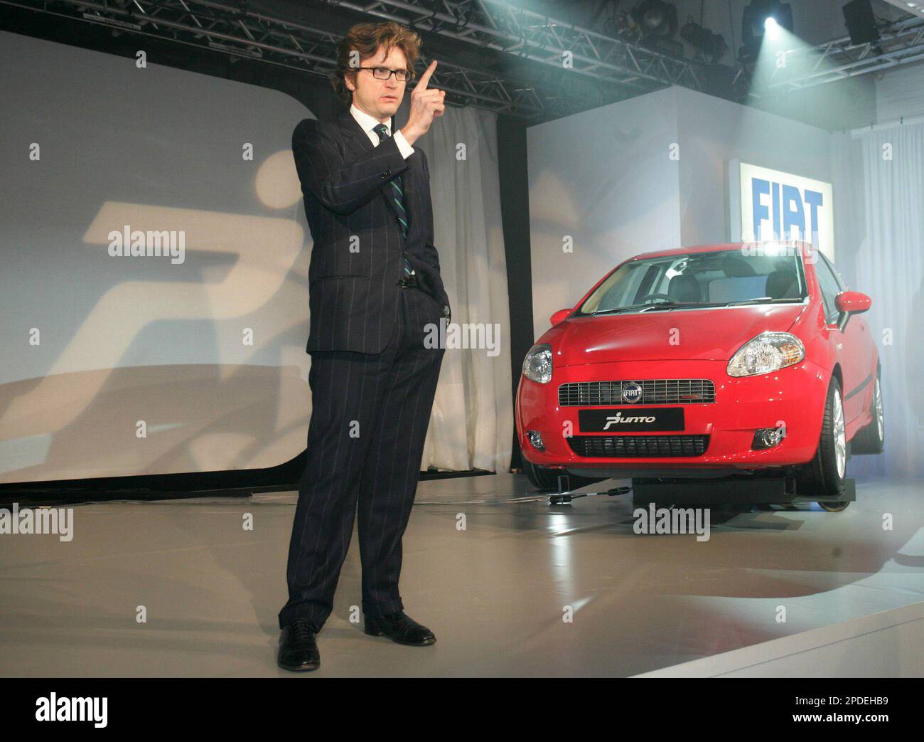 Managing Director of Fiat UK Giulia Salomone launches the new Fiat ...