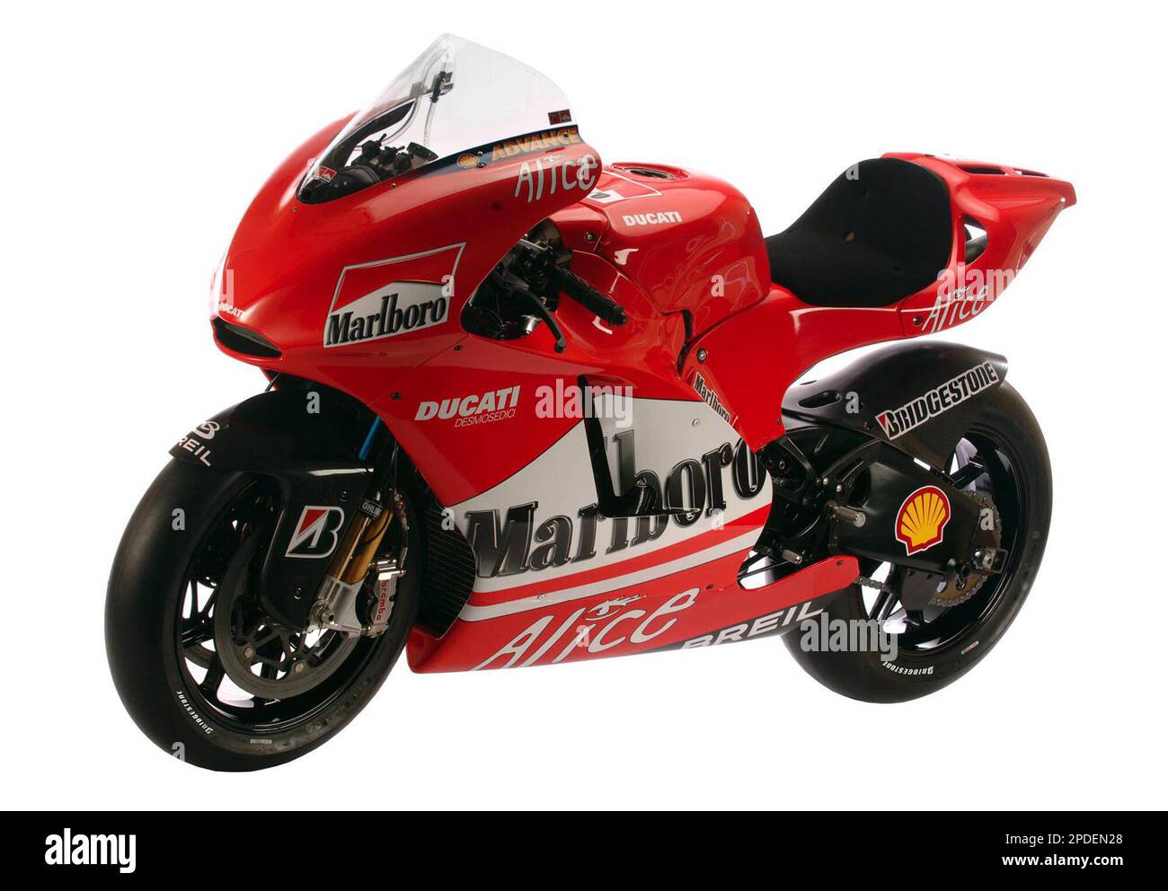 This photo released by Ducati, Wednesday, Jan. 18, 2006 shows the new ...