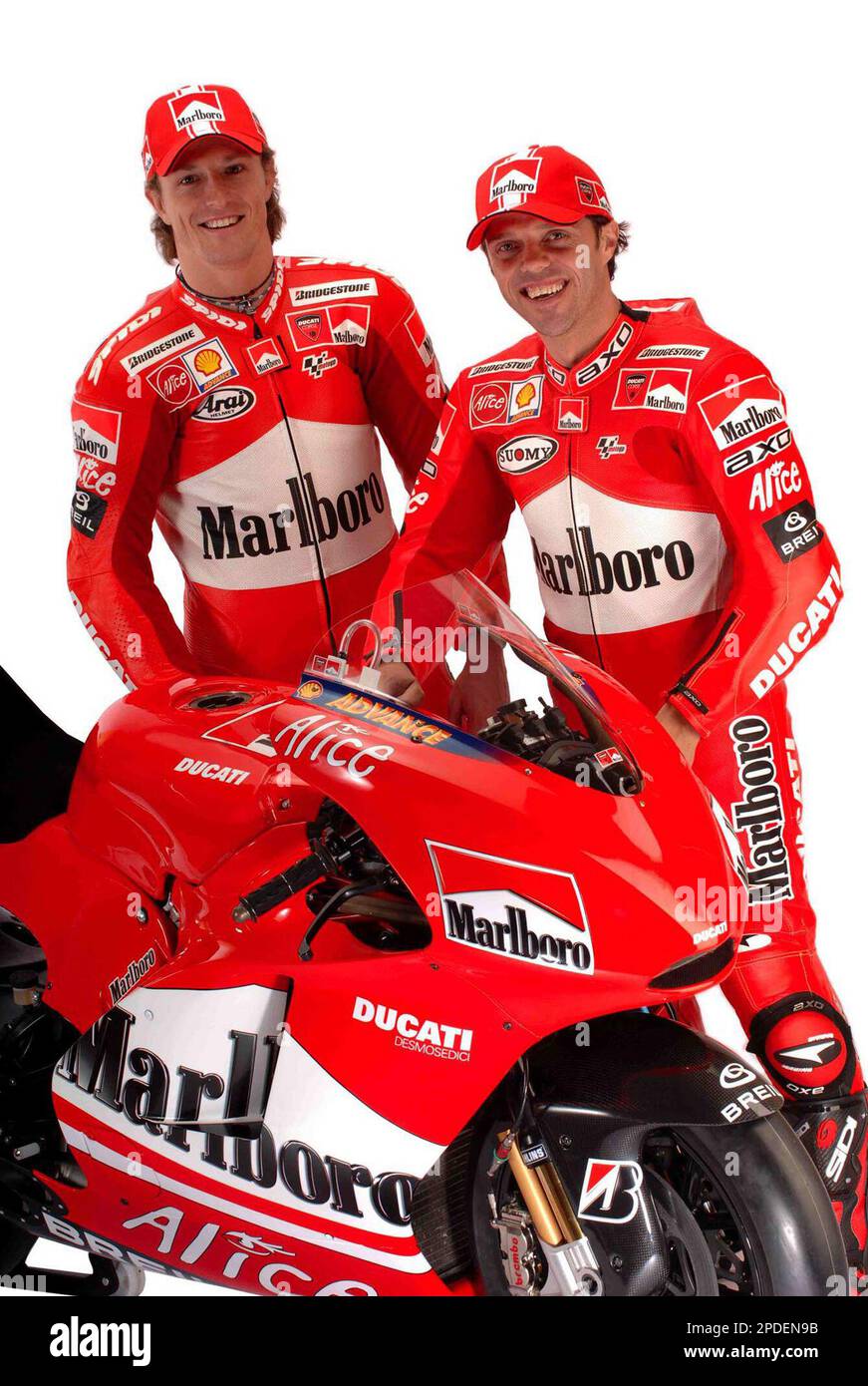 In this photo released by Ducati, Wednesday, Jan. 18, 2006 Italy's ...