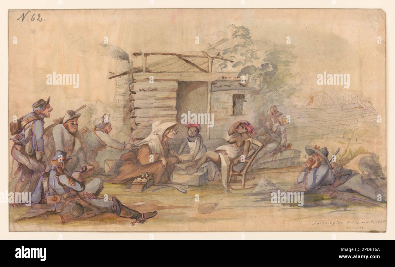 African americans women mississippi corinth 1860 1870 hi-res stock ...