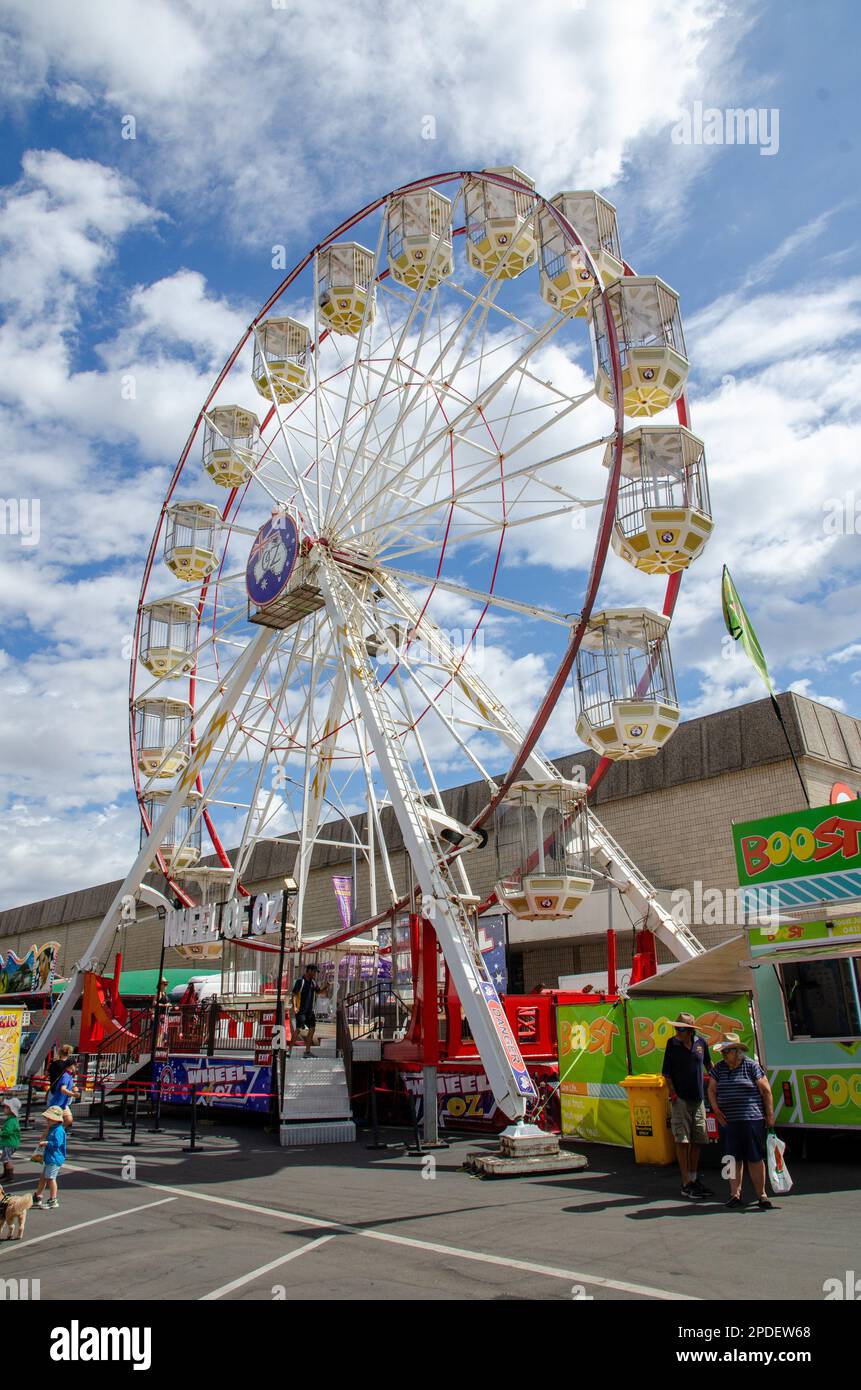 Ferris Wheel at Tamworth Country Music Festival January 2023 Stock ...