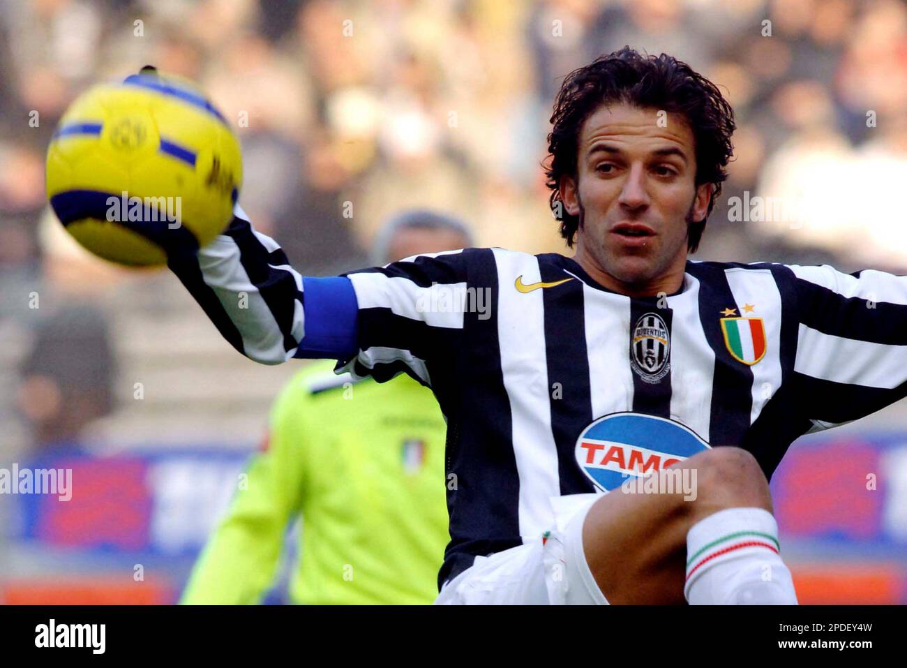 Juventus' striker Alessandro Del Piero in action during the Italian ...