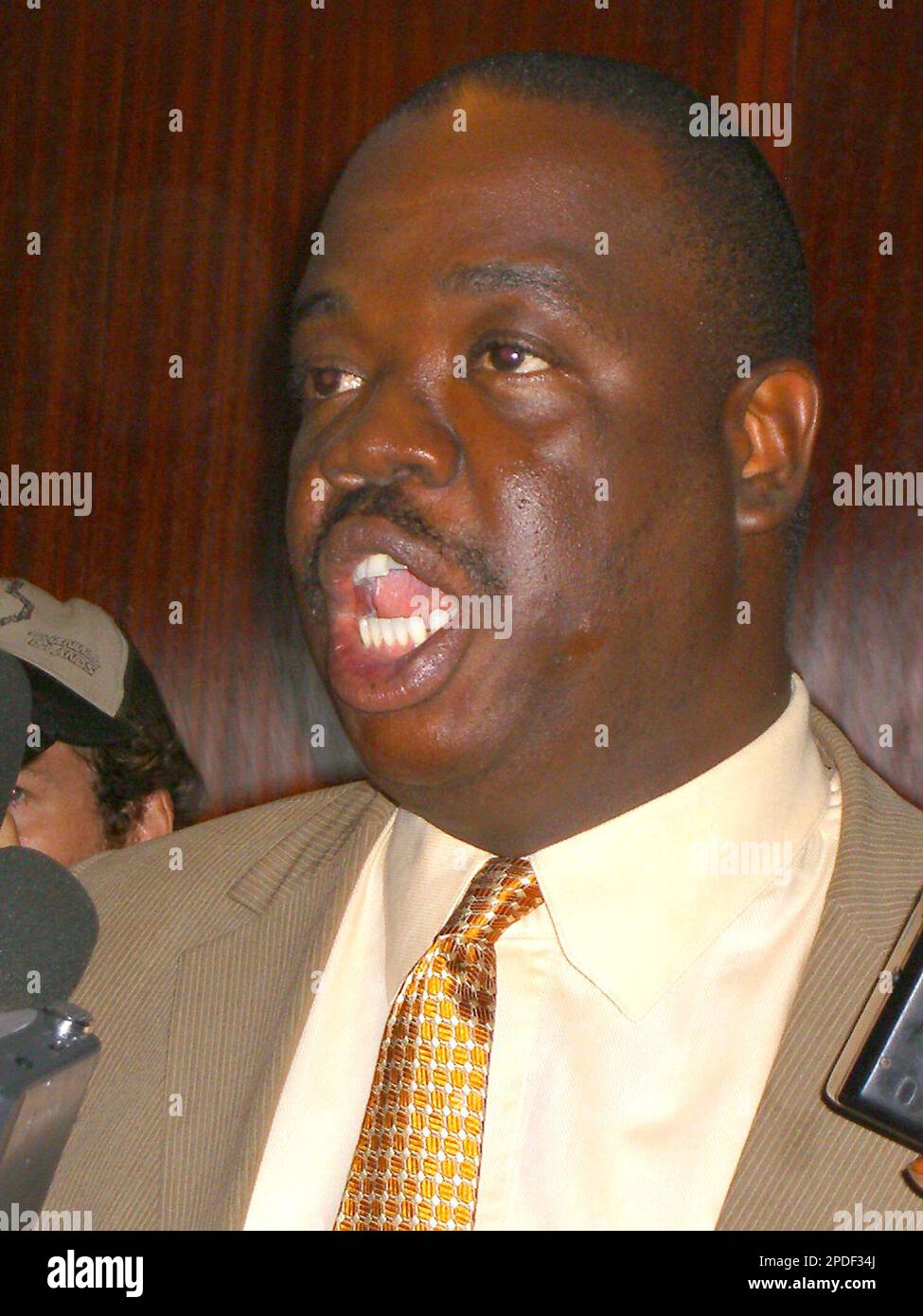 Edwin Snowe, a former head of the Liberia Football Association ...