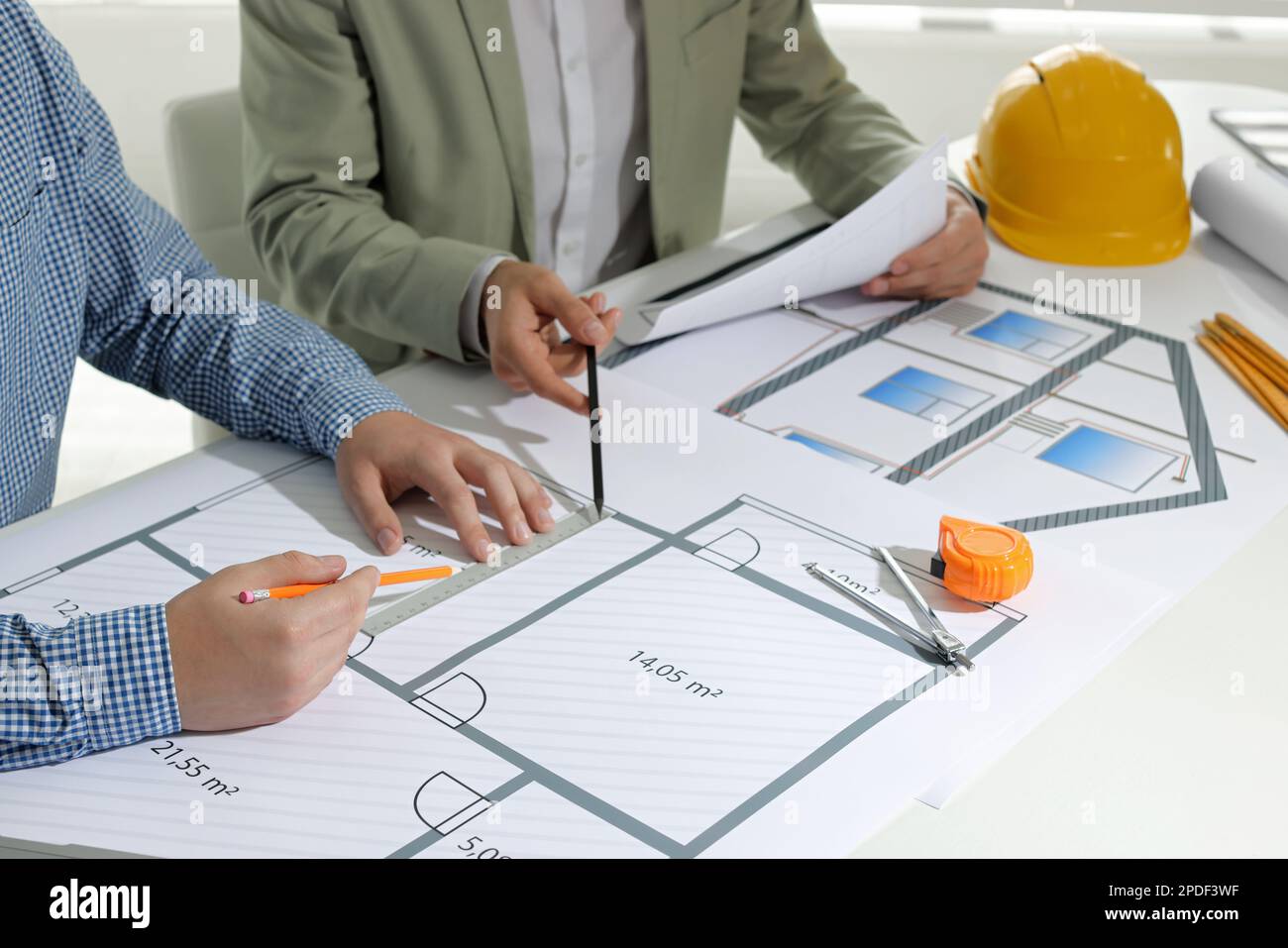 Architects drawings hi-res stock photography and images - Alamy
