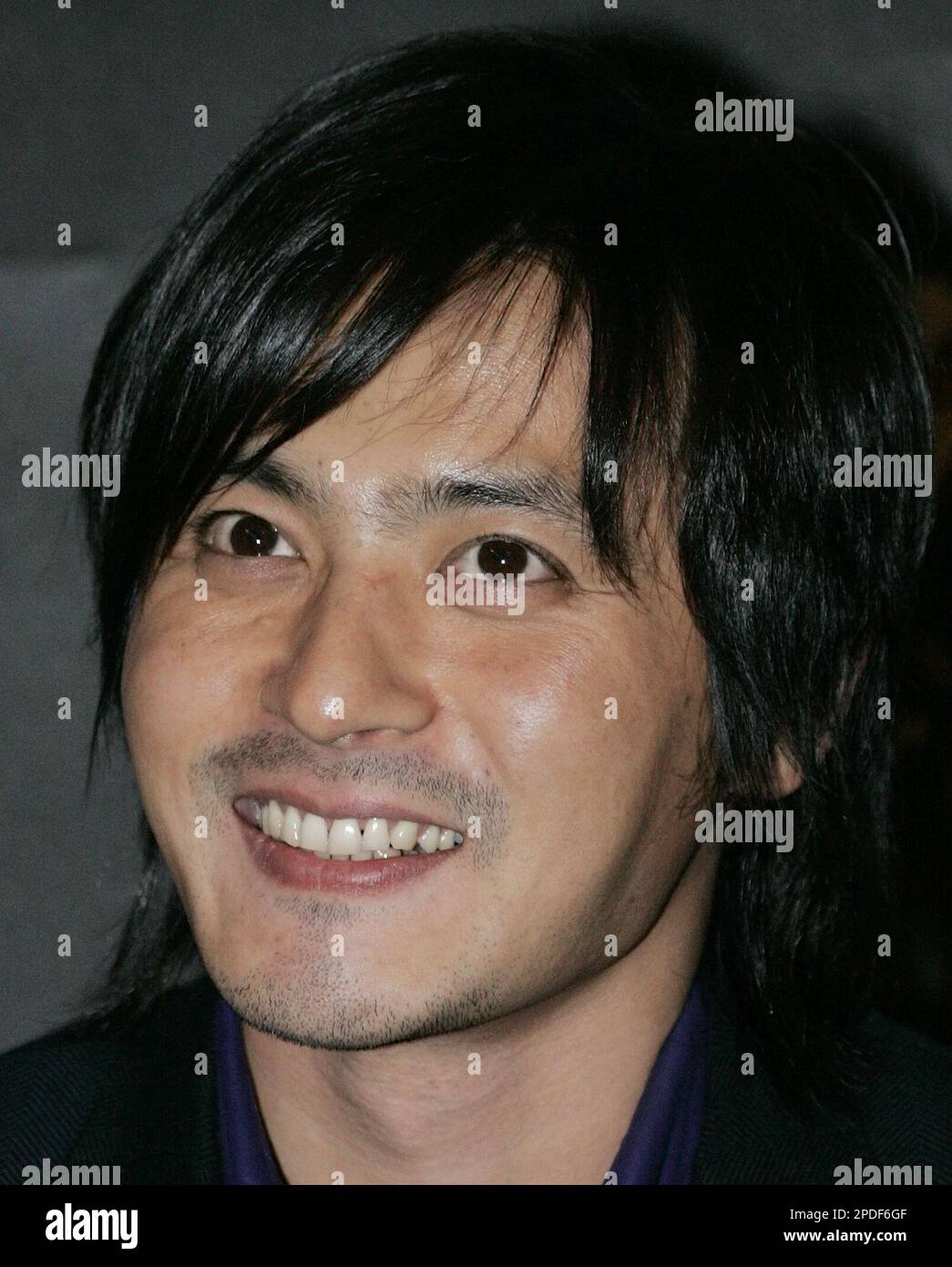 South Korean film actor Jang Dong-gun smiles during a movie preview for ...
