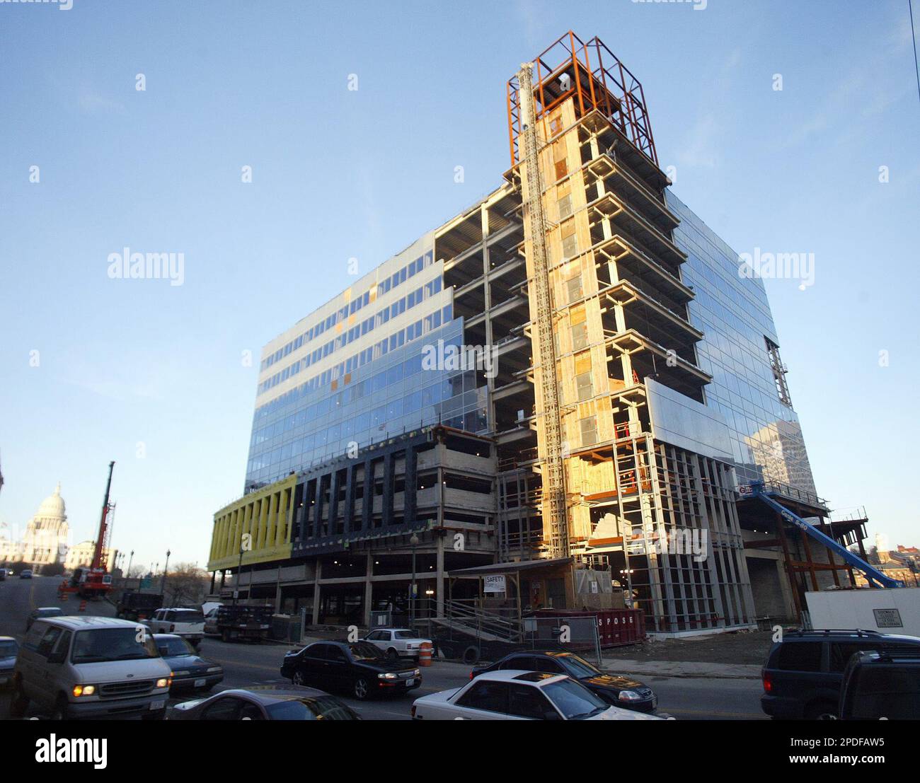 The future headquarters of Gtech corporation is under construction in ...