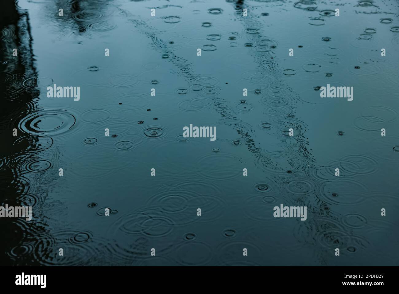 Rainwater falling hi-res stock photography and images - Alamy
