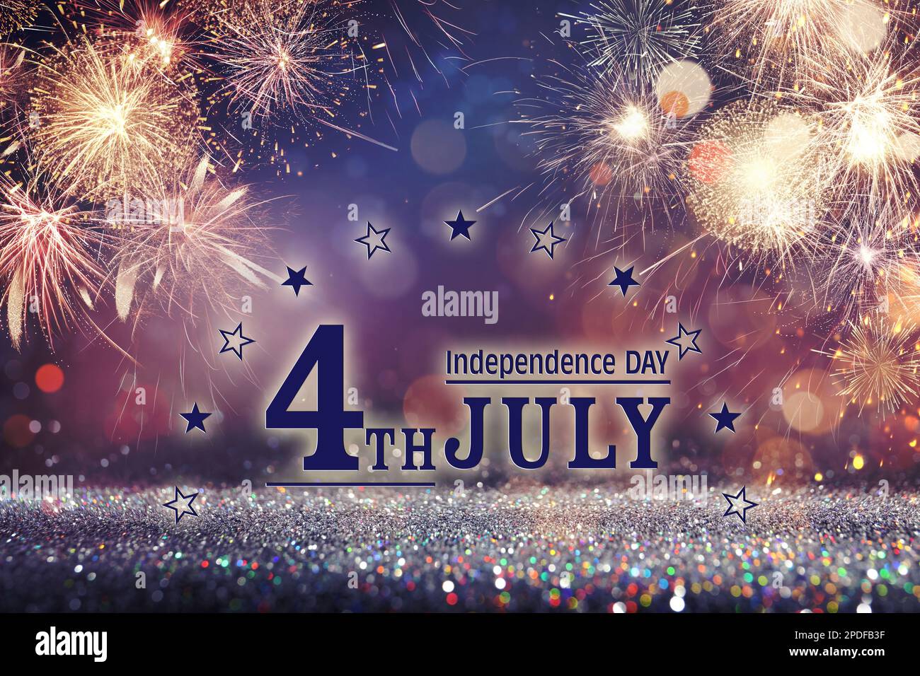 4th of July - Independence Day of USA. Festive background with ...
