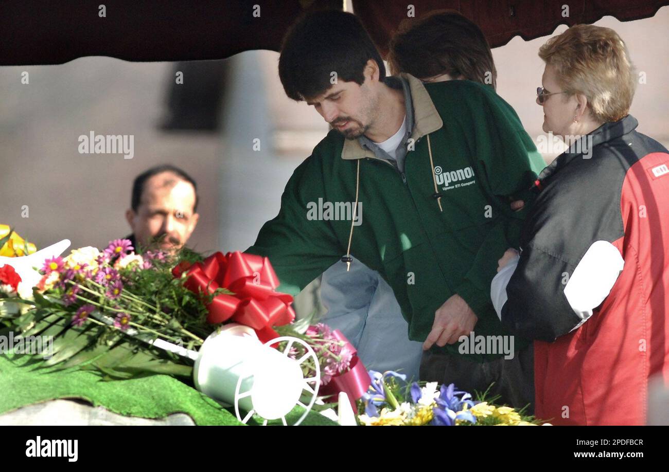 Darrell Ware, left, son of Sago miner, Fred Ware, Jr. of Buckhannon, W ...