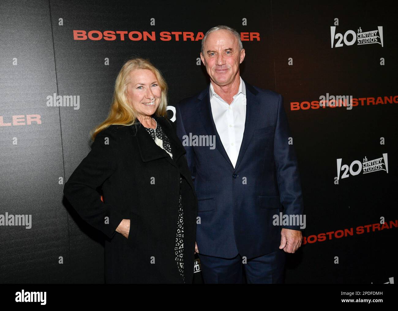 Robert John Burke, right, and wife Angelica Clark attend a special ...