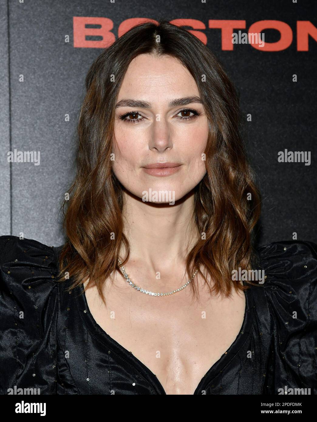 Keira Knightley attends a special screening of "Boston Strangler" at ...