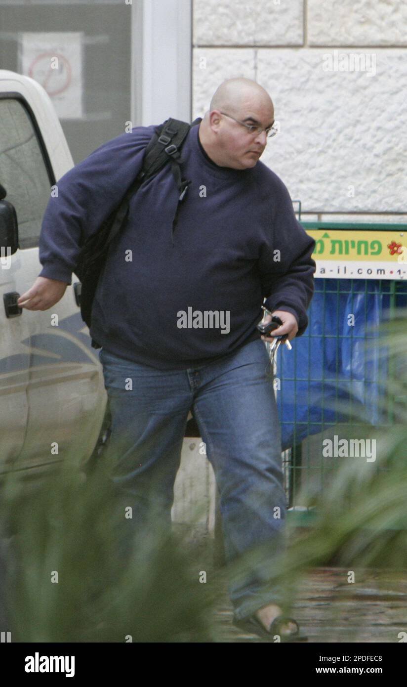 Omri Sharon, the son of Israeli Prime Minister Ariel Sharon arrives at ...