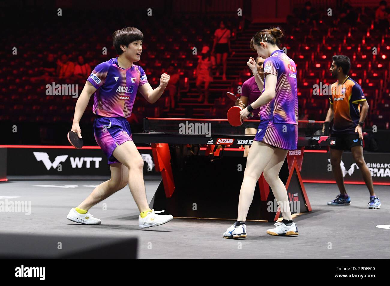 Singapore, Singapore. 14th Mar, 2023. Tomokazu Harimoto (JPN), Hina ... Singapore, Singapore. 14th Mar, 2023. Tomokazu Harimoto (JPN), Hina ...
