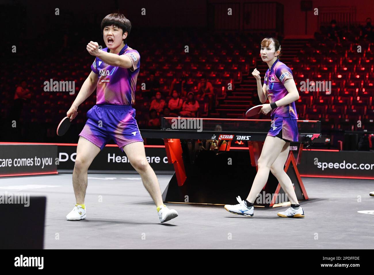 Singapore, Singapore. 14th Mar, 2023. Tomokazu Harimoto (JPN), Hina ... Singapore, Singapore. 14th Mar, 2023. Tomokazu Harimoto (JPN), Hina ...