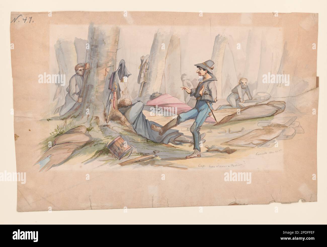 Captain Francis (Frank) Erdelmeyer and Private Jacob Lawinsky i.e ...