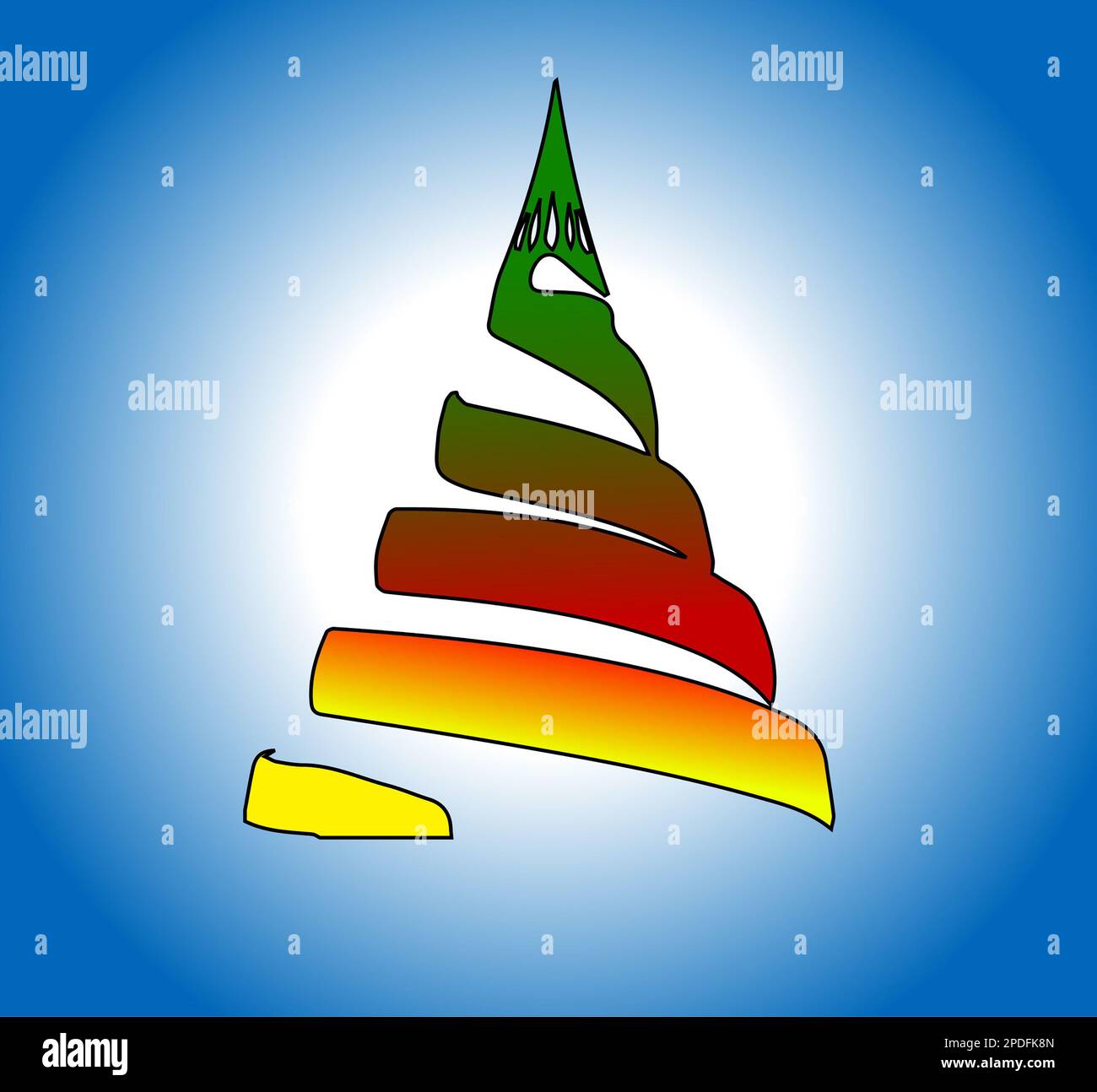 Monument of the reunification of Cameroon, with the colors of the ...