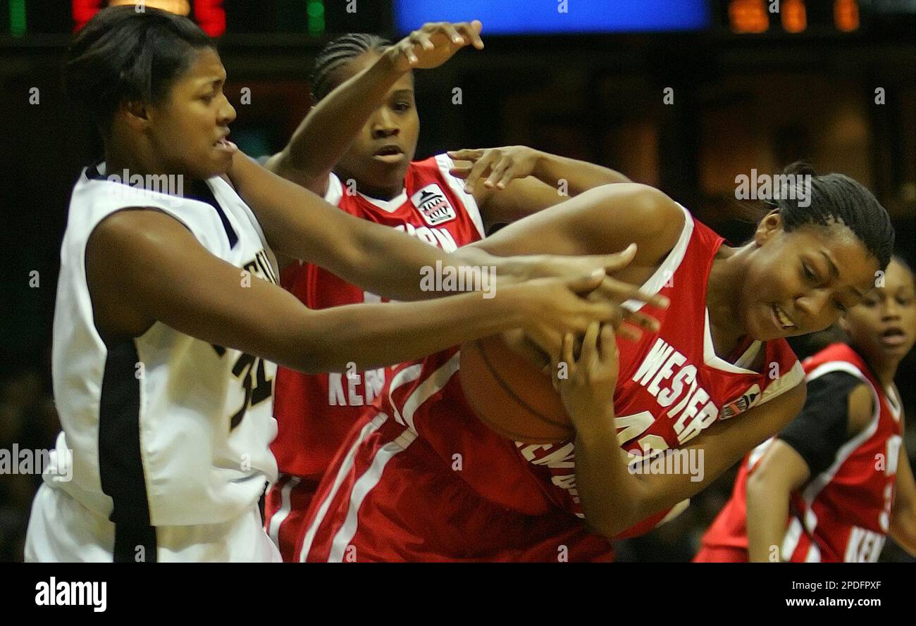 Western Kentucky's Crystal Kelly, right, and Tiffany Porter-Talbert ...