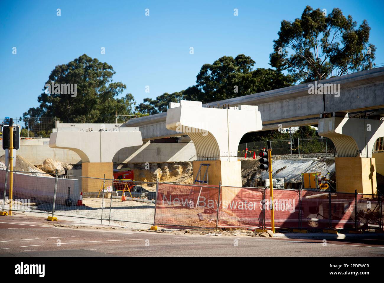 Construction of a Highway Overpass Stock Photo - Alamy