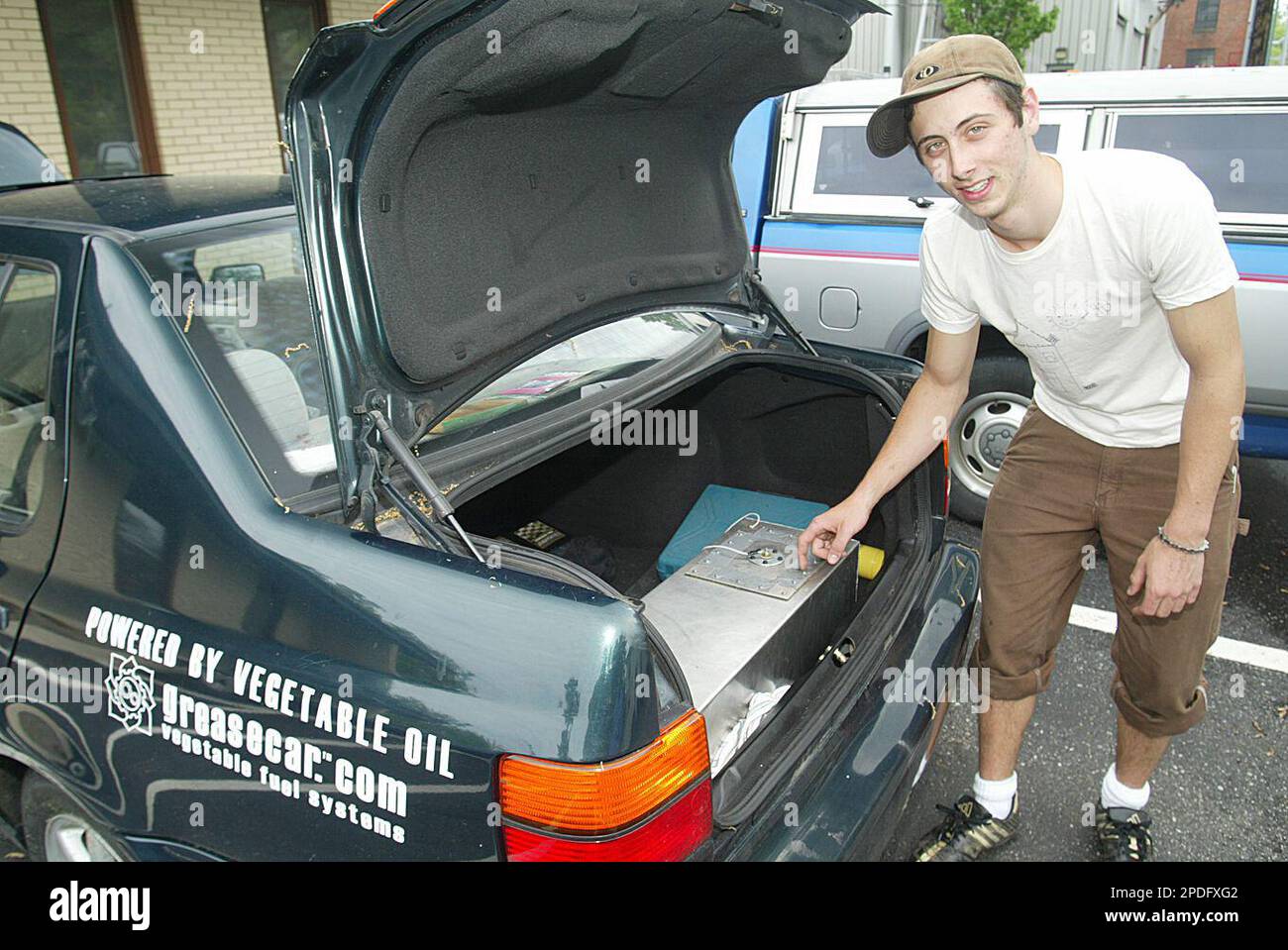 In this May 2004 photo, Stephen Merrett, an Oberlin College student ...