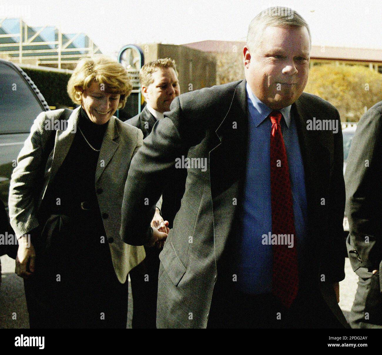 Former Enron chief accounting officer Richard Causey, right, and his ...
