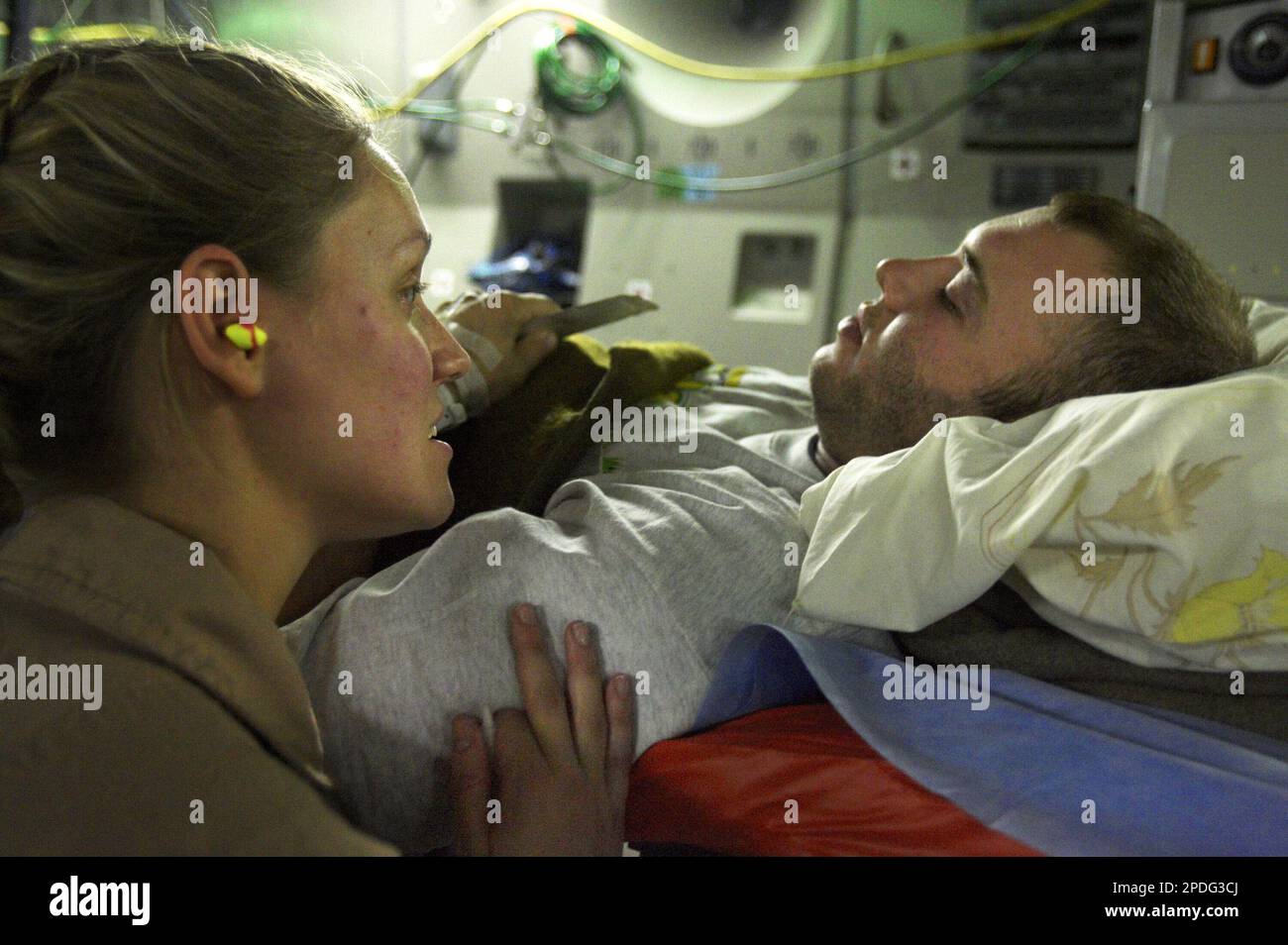 ** ADVANCE FOR SUNDAY JAN. 1 ** U.S. Air Force Staff Sgt. Melissa Boos ...