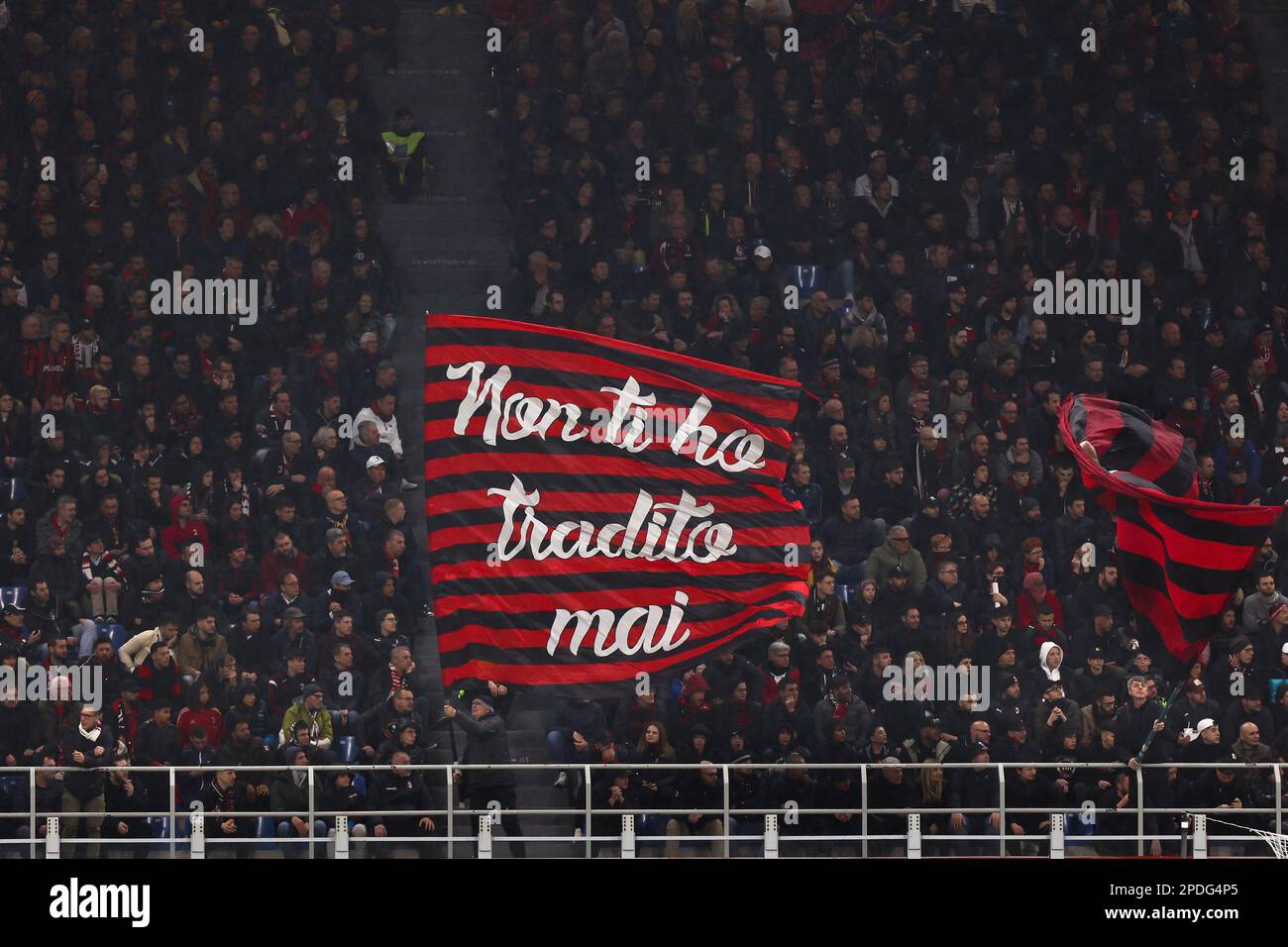 Milan, Italy. 13th Mar, 2023. Italy, Milan, march 13 2023: supporters ...