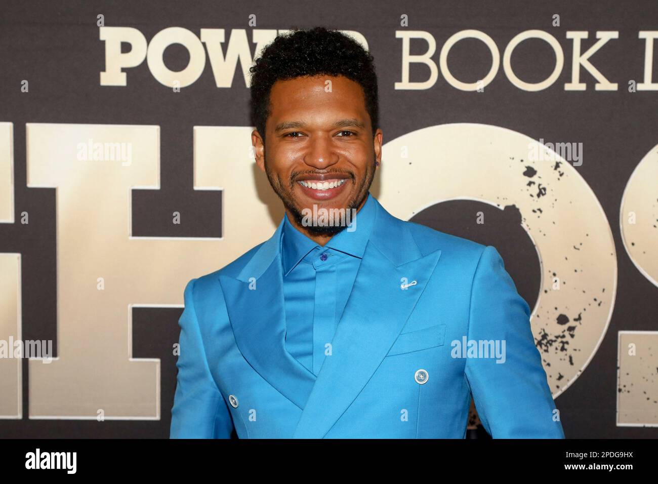 Actor Lovell Adams Gray attends the STARZ television series "Power Book ...