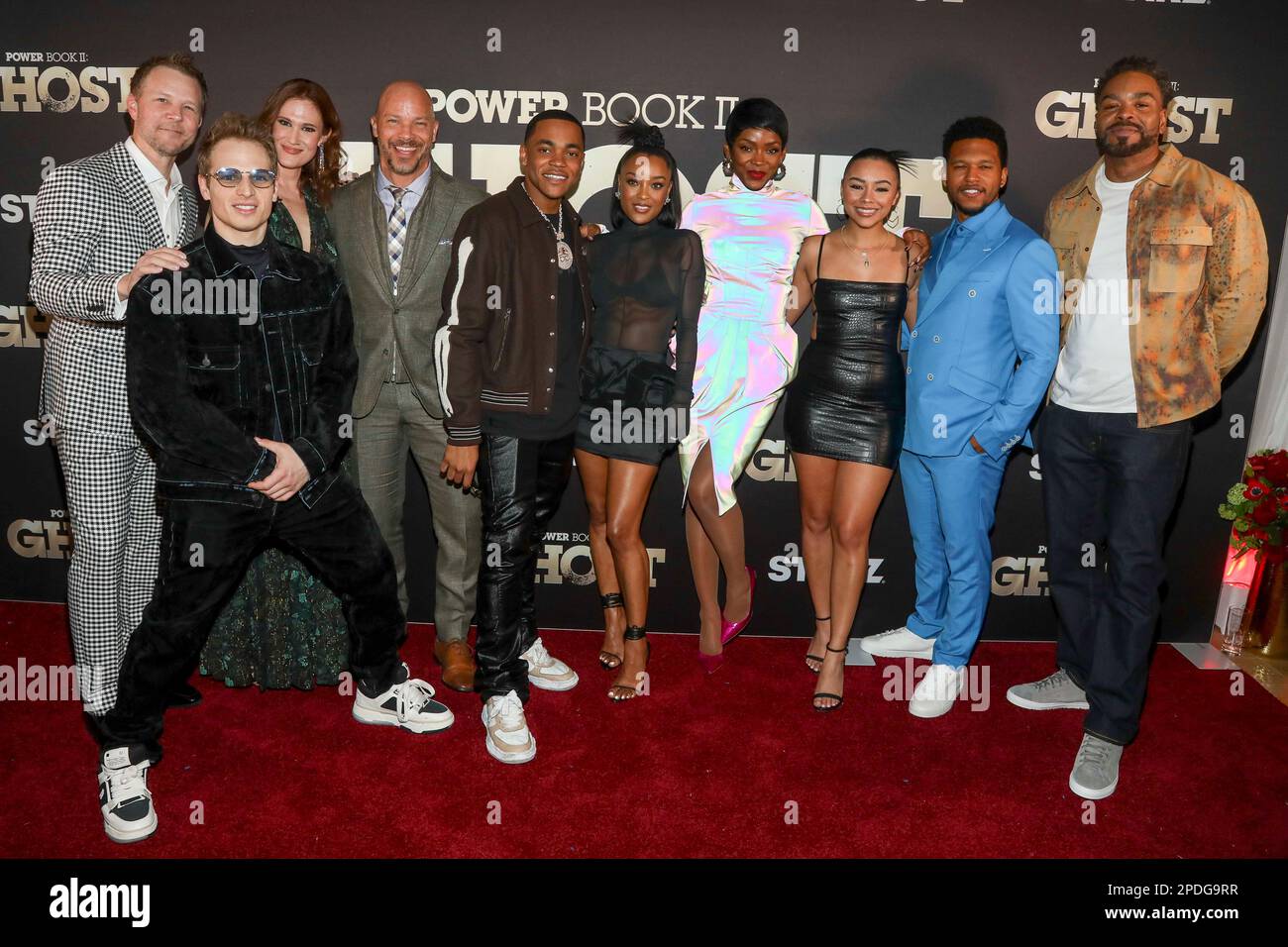 Actors Shane Johnson, from left, Gianni Paolo, Paton Ashbrook, Berto ...