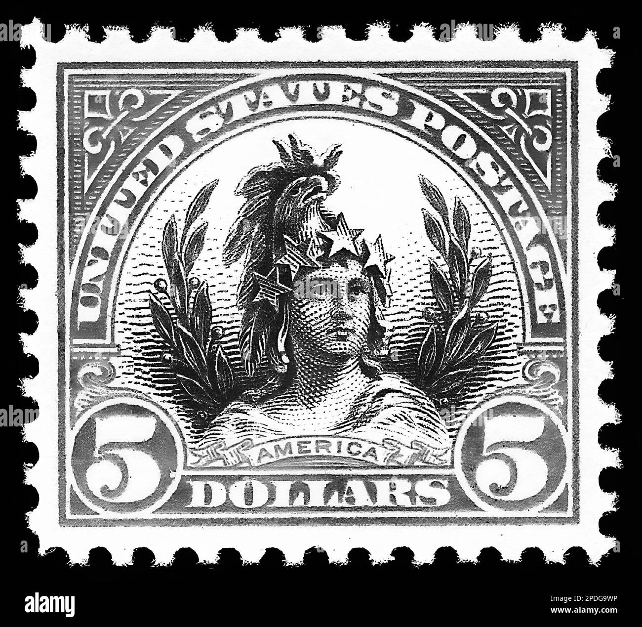 Philatelic postage stamp Black and White Stock Photos & Images - Alamy
