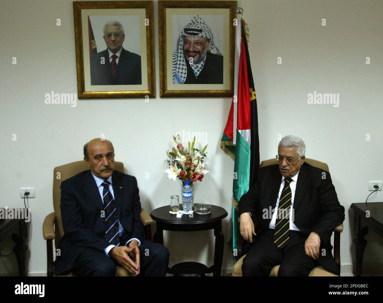 Palestinian Authority President Mahmoud Abbas, also known as Abu Mazen ...