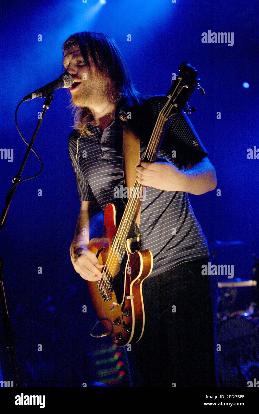 Phil Stack of Thirsty Merc performing live at the Enmore Theatre to ...