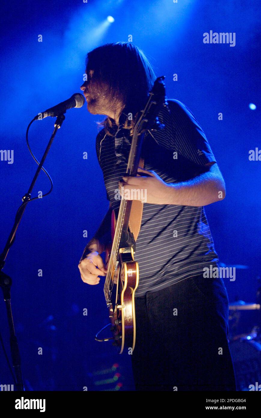 Phil Stack of Thirsty Merc performing live at the Enmore Theatre to ...