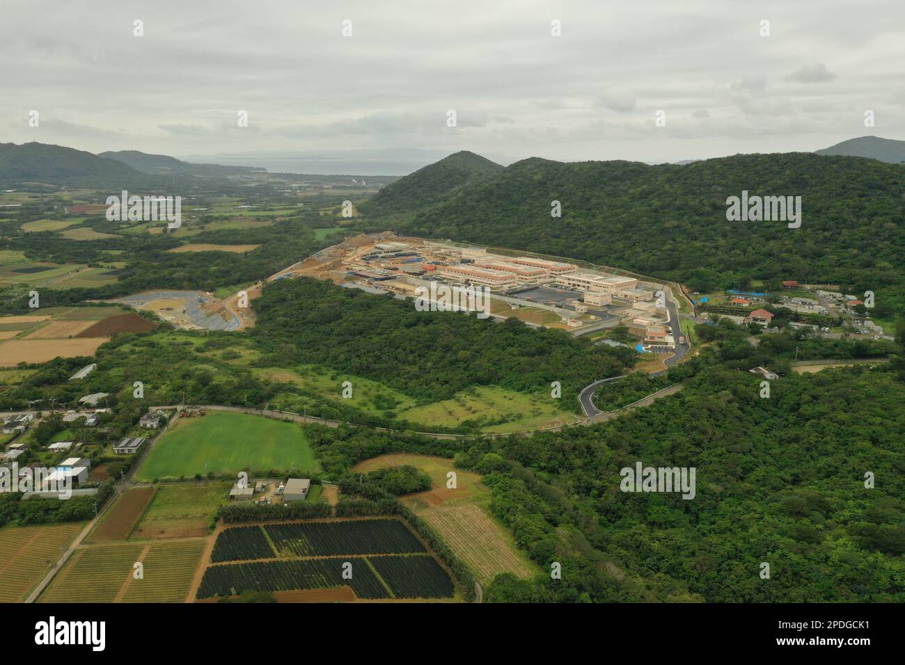 ISHIGAKI, OKINAWA, JAPAN - MARCH 14: In this photo shows an Aerial view ...