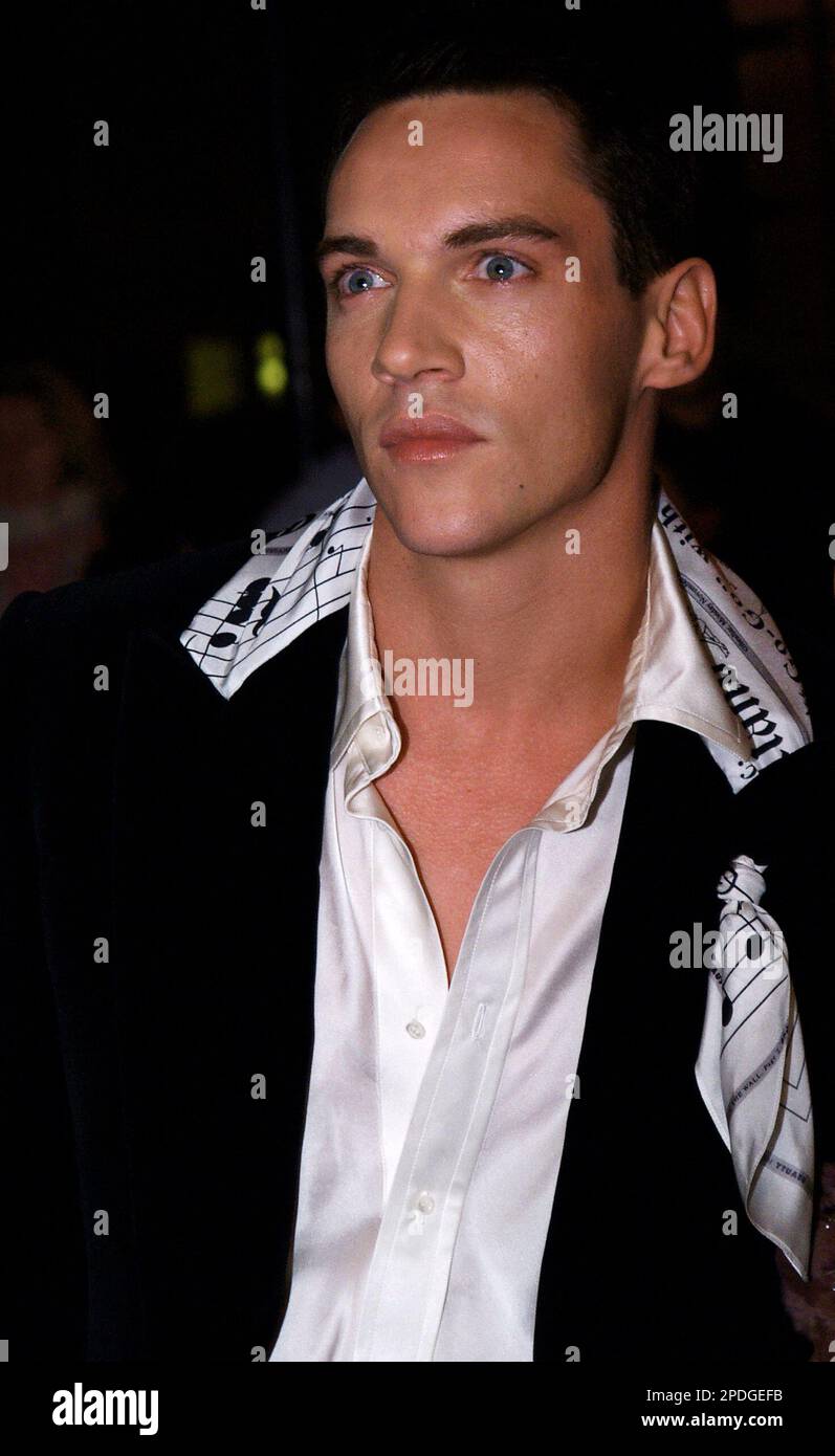 Irish actor Jonathan Rhys-Meyers arrives for the British Premiere of ...