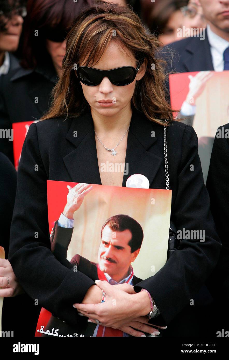 Lebanese Siham Tueni, widow of slain anti-Syrian journalist and ...
